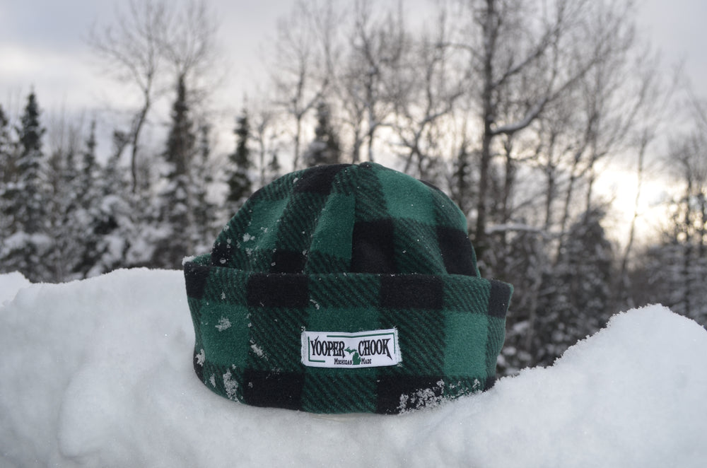 Stay Warm and Stylish with Our Emerald Buffalo Plaid Yooper Chook
